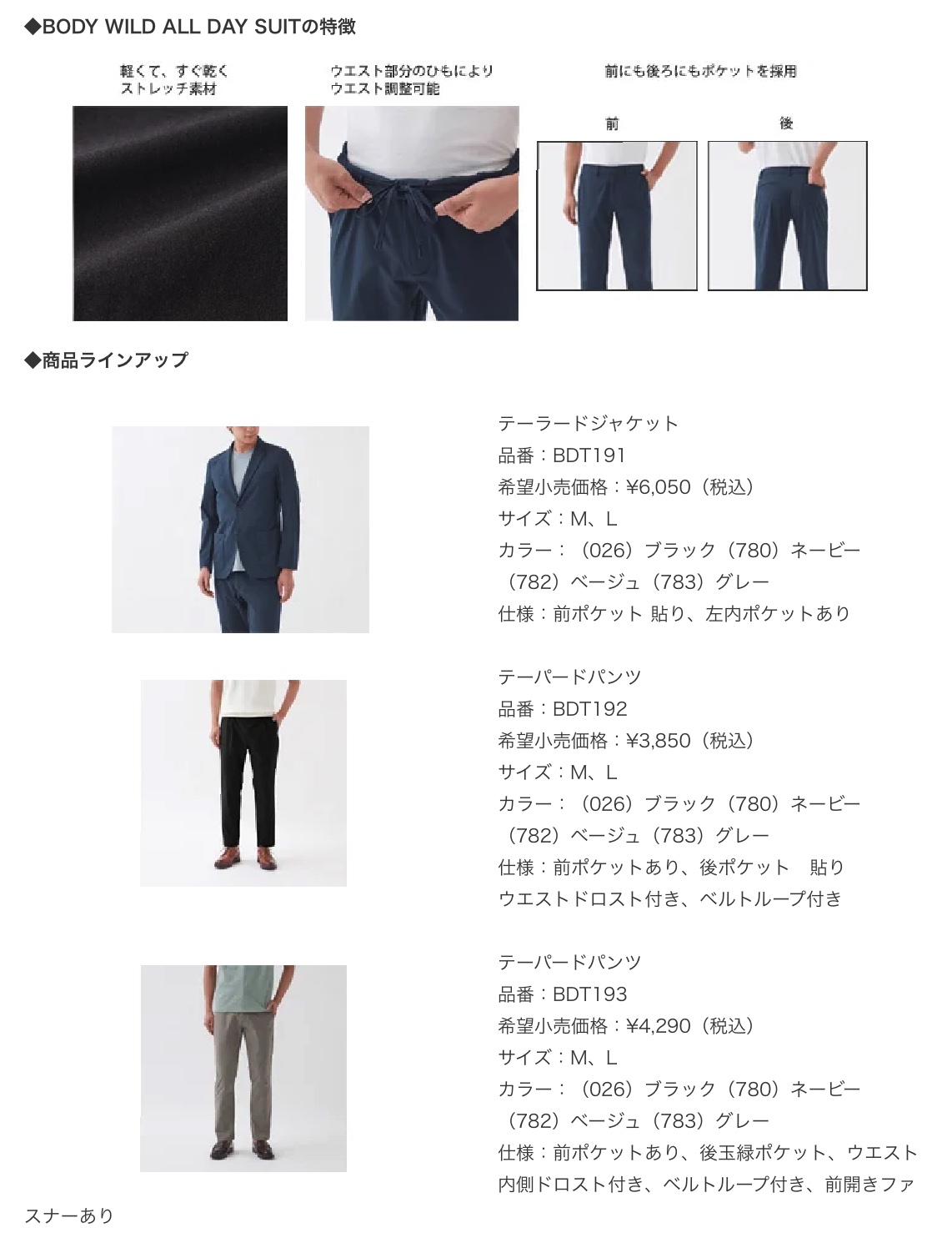 グンゼ株式会社 BODY WILD 1日中着用していたくなるラクで快適な着心地とスーツのようなキレイ見えを兼ね備えた「ALL DAY SUIT ...